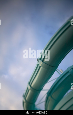 Aqua Splash water slides St Helier Jersey Channel Islands Stock Photo ...