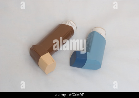 Ventolin Becotide Asthma inhalers Stock Photo - Alamy