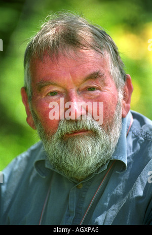 THE LATE WRITER JOHN FOWLES PICTURED AT HIS LYME REGIS HOME IN JULY ...