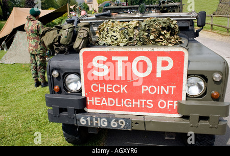 British Army Checkpoint Stock Photo - Alamy