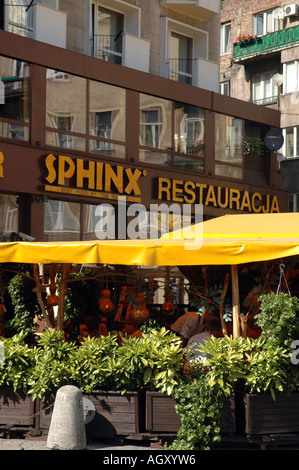 Sphinx restaurant in Warsaw Poland Stock Photo - Alamy