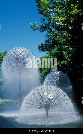 The Ferrier fountain Dandelion shaped fountains outside the ...