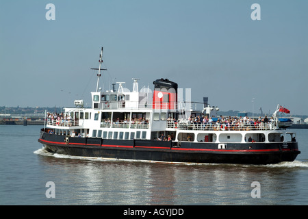 Liverpool Mersey Ferries Royal Iris of The Mersey at Pier Head with ...