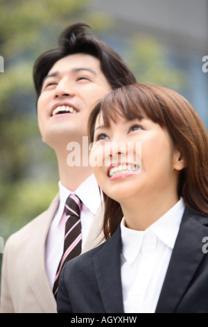 Boss and subordinate Stock Photo - Alamy