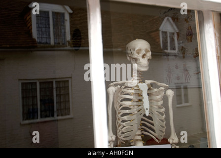 Skeleton Looking Out Window Stock Photo - Alamy