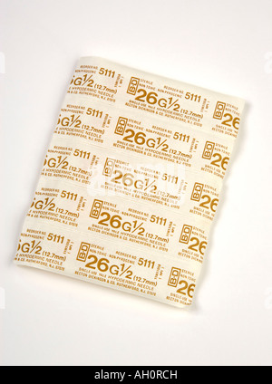 Syringe in its packaging Stock Photo - Alamy