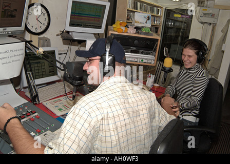 Radio Two Disc Jockeys DJ Ray Moore centre who was forced to give up ...