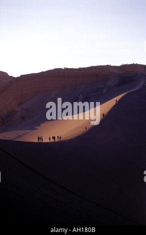 The great sand dune in Valle de la Luna (Moon Valley) in the Atacama ...