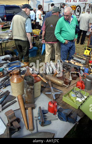 Autojumble stall at a classic car show in Markethill , Northern Ireland ...