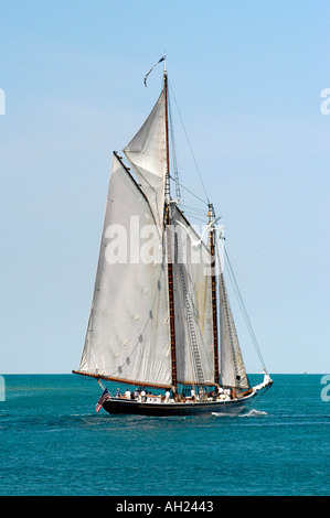 The Tall Ship Highlander on Lake Huron Stock Photo - Alamy