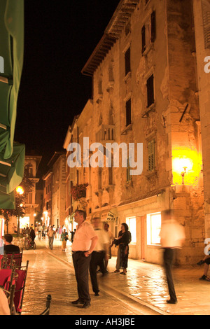 Croatia Istria Pula Night life Stock Photo - Alamy