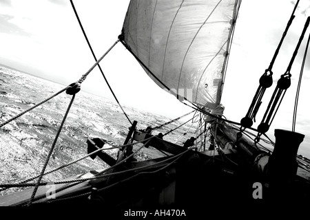Chasing the wind on the tall ship Windeward Bound High resolution ...