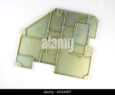 A radio frequency housing shield made from milled (machined) block of ...