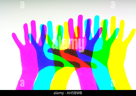 human abstract hands Stock Photo - Alamy