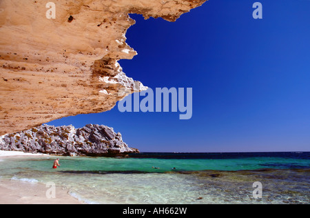 Little parakeet bay at Rottnest island in Australia Stock Photo - Alamy