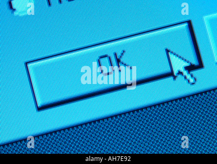 decide button on computer pc keyboard key Stock Photo - Alamy