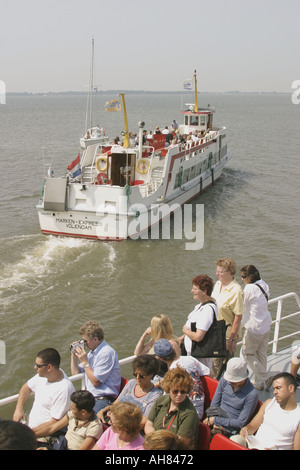 Holland Volendam to Marken ferry Stock Photo - Alamy