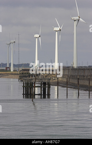 blyth wind turbines Stock Photo - Alamy
