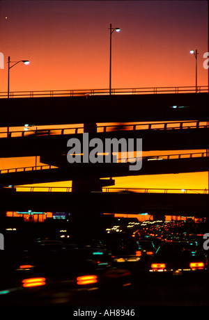 Freeway interchange in Houston Texas Stock Photo - Alamy