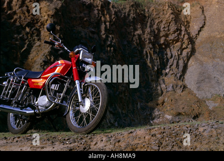 Motorcycles, Transport Bike Suzuki model AX-100R Stock Photo - Alamy