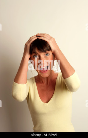 Expression shock surprise elation success winner joy overjoyed amazed ...