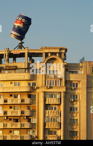 Communist-era apartment block, Bucharest, Romania Stock Photo: 86512512 ...