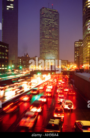 Boston highway traffic jam in 2001 Stock Photo - Alamy