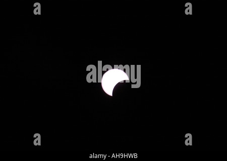 Sun viewed through Bader filter after First Contact with the moon ...