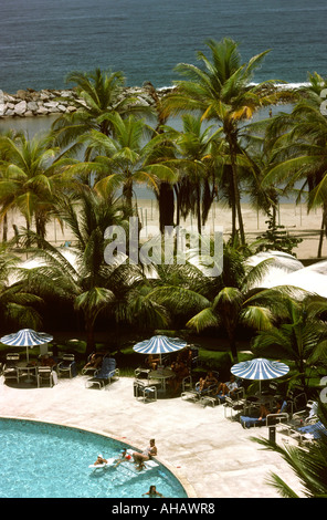 Venezuela Macuto Sheraton Hotel swimming pool at night Stock Photo - Alamy
