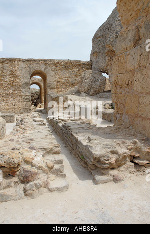 Ruins of the Antonin’s thermal baths in ancient Carthage, the third ...