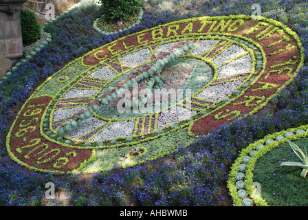 The Floral Clock Princes Street Gardens Edinburgh Scotland Stock Photo ...