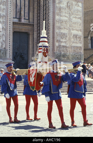 Corpus Domini procession Orvieto Umbria Italy Stock Photo - Alamy