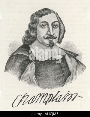 Samuel de Champlain, French explorer, cartographer and navigator. He ...