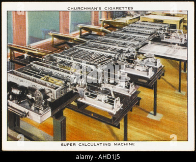 M.I.T. CALCULATOR 1930S Stock Photo - Alamy