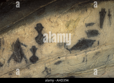 Archaeological find Genovese cave Levanzo Aegadian Islands Sicily Italy ...