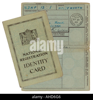 Identity Card for British Citizen, May 1943 Stock Photo: 111862888 - Alamy