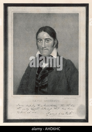 Davy Crockett, David "Davy" Crockett (1786 – 1836) 19th-century ...
