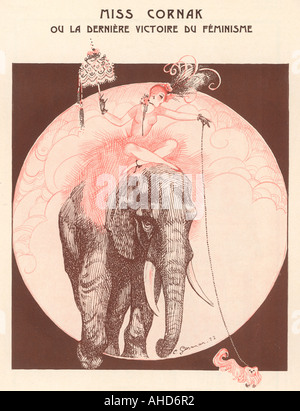 Circus Elephant - Trainer Stock Photo - Alamy