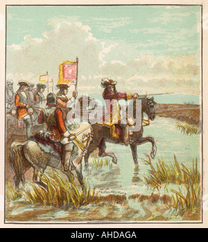 BATTLE OF THE BOYNE 1 July 1690. King James II goes into exile in ...