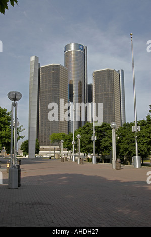 Building of GMC, Detroit Michigan USA Stock Photo - Alamy
