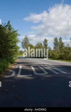 A Quiet Lane sign on single-track road where visitors and locals can ...