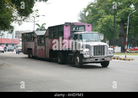 Havana Cuba Camello a public bus made out a truck called camello Stock ...