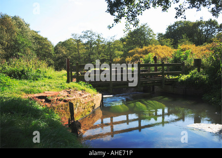 Honing Lock on the North Walsham and Dilham Canal, Norfolk, Broads ...