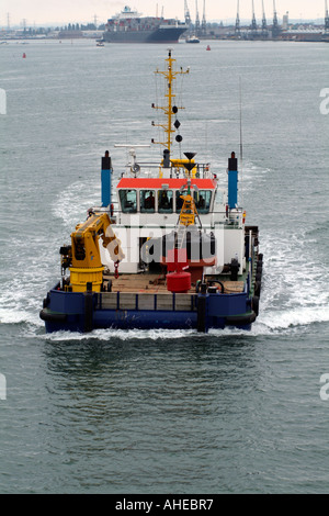 UKD Sealion. A workhorse multicat ship carrying buoys.Southampton Water ...