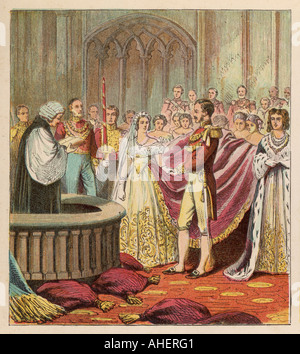 Wedding of Queen Victoria and Prince Albert, St James's Palace ...