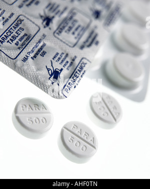 kapake paracetamol pain killer tablets foil blister pack Stock Photo ...
