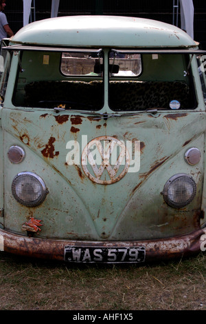 old and tatty Volkswagen combi van Stock Photo - Alamy