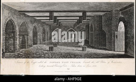 POWDER PLOT CELLAR Stock Photo - Alamy