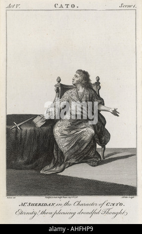 THOMAS SHERIDAN actor in the role of Cato, in the play of that name by ...