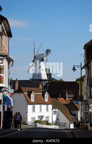 Windmill: Traditional old wooden windmill. UK Stock Photo - Alamy